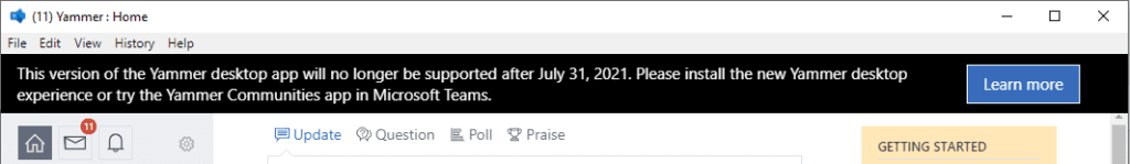 How to Install the New Yammer App | Dynamicas